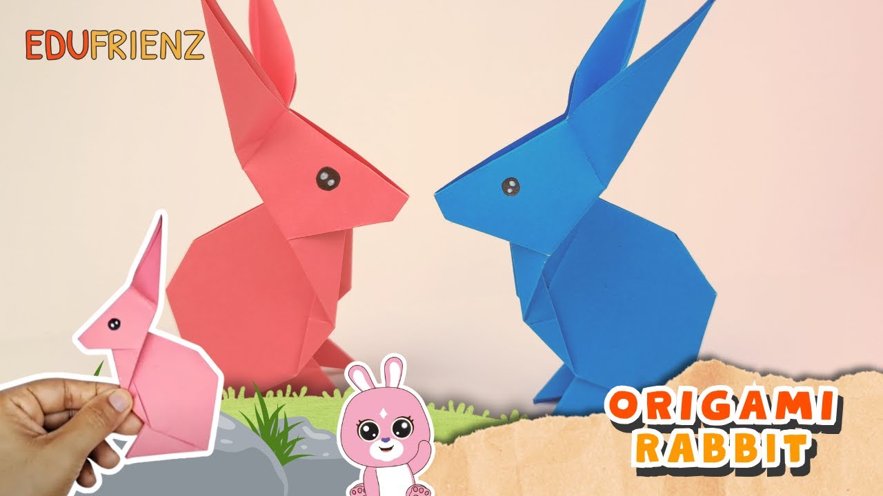 How to make a Rabbit Origami | DIY Paper Craft - YouTube