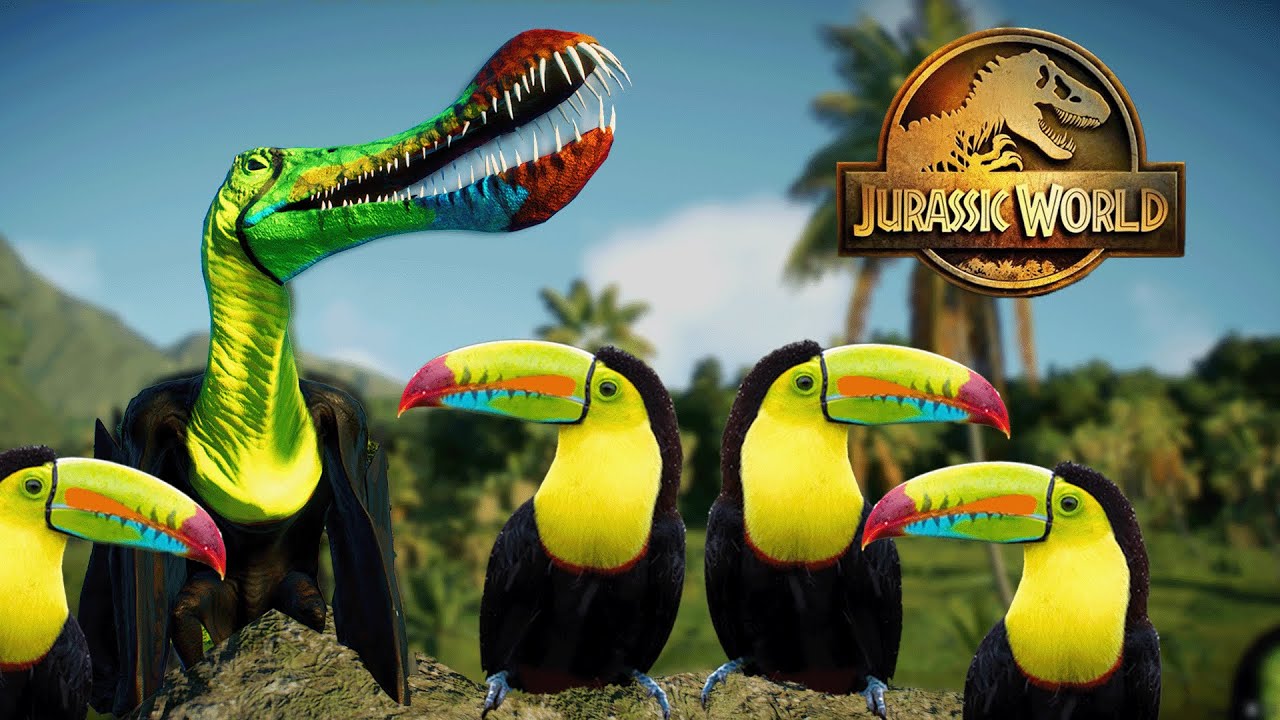 Maaradactylus as a "TOUCAN" | Hunting Animation + Tropeognathus Fight ...