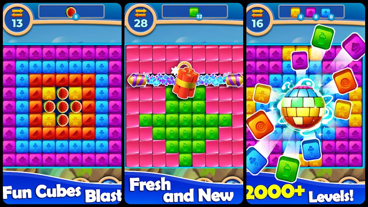 Cube Blast: Match Block Puzzle (Gameplay Android) - YouTube