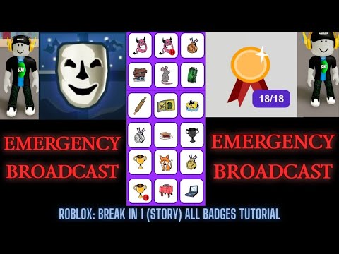 Roblox: Break in 1 (Story) All Badges Tutorial