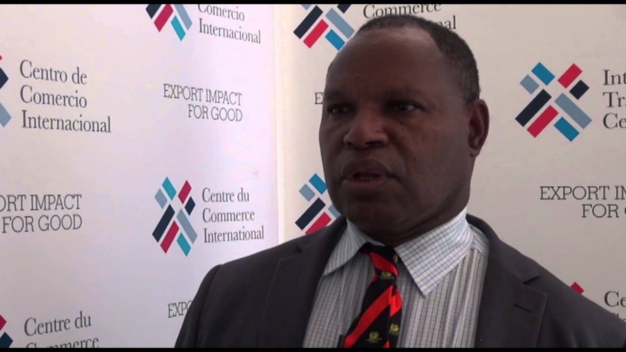 Richard Maru, Papua New Guinea's Minister for Trade, Commerce and ...