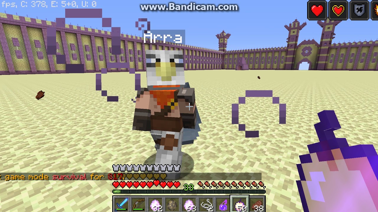 Minecraft MythicMobs New Skill (Up Up and Away!) - YouTube