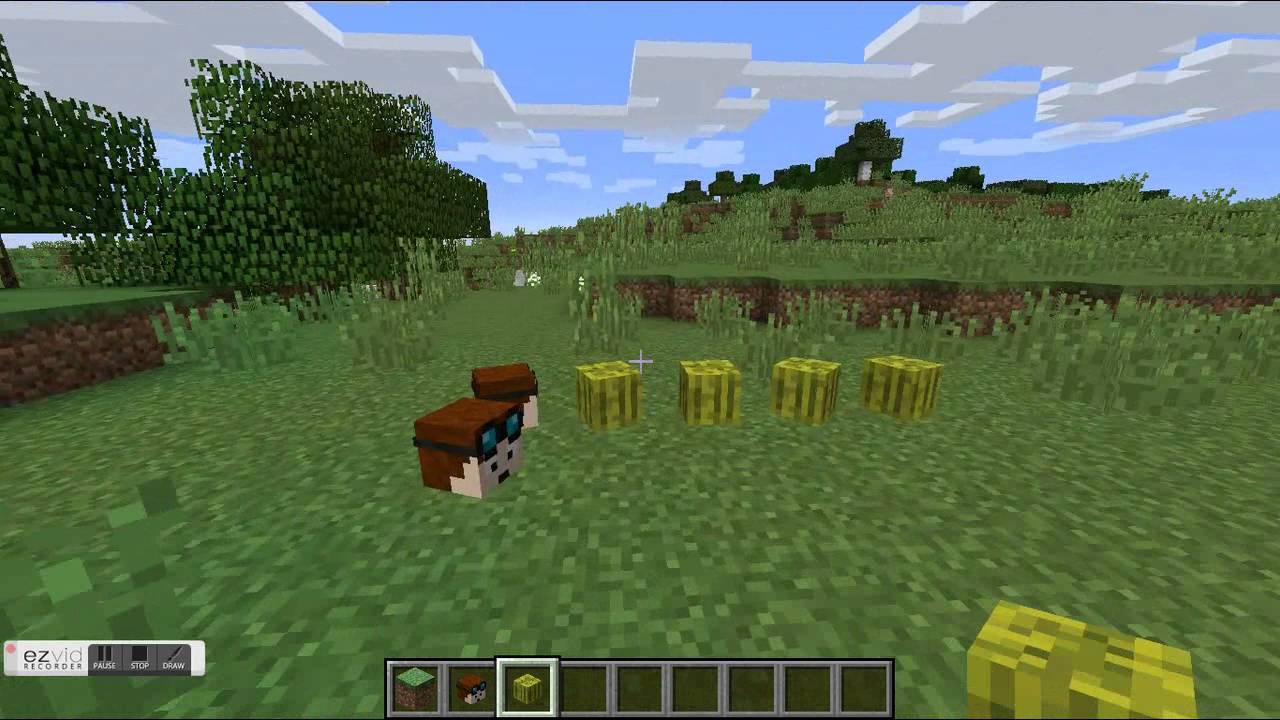 How to get player/block heads in vanilla minecraft ! - YouTube