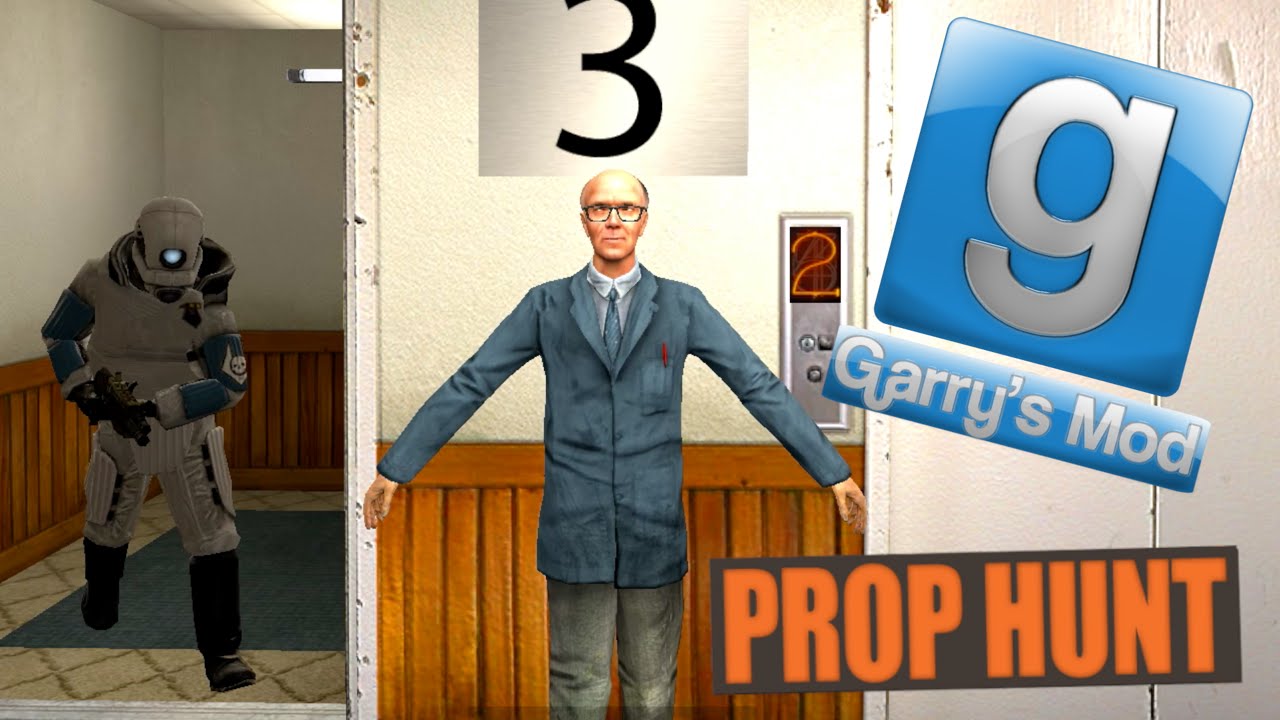 Garry's Mod Prop Hunt Fun - Bad Puns, Elevator Tricks, Fast Food (Gmod Funny Moments) - YouTube