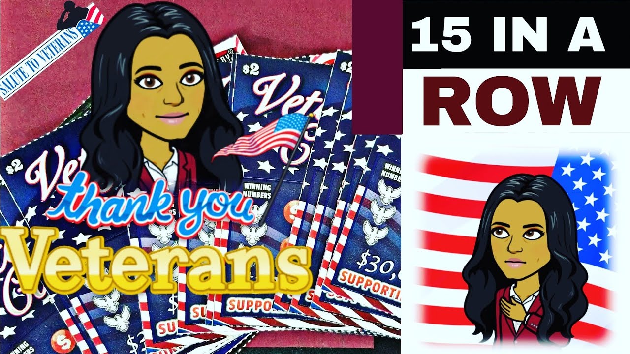Texas Lottery Scratch Offs:🇺🇸 [ THANK YOU VETERANS ]🇺🇸 $2 Veterans Cash ...