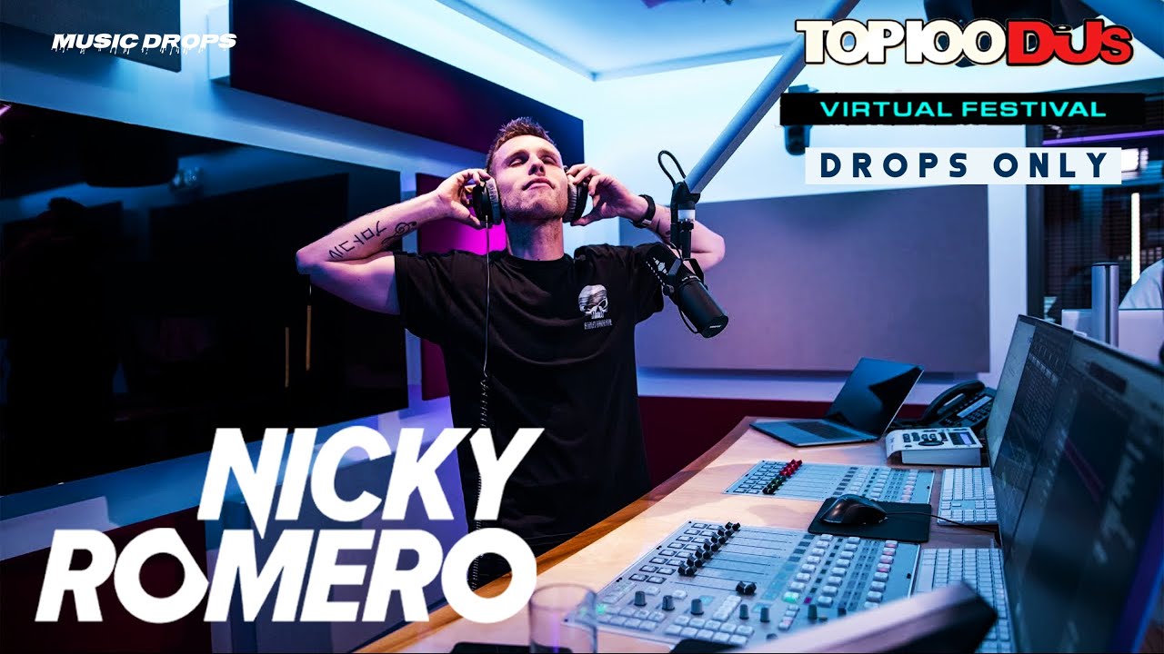 Nicky Romero [Drops Only] @ DJ Mag Top 100 DJs Virtual Festival 2021 | Week 6 - YouTube