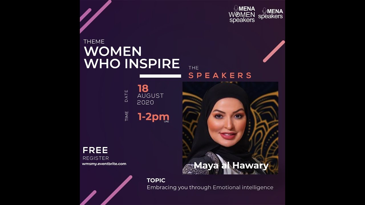 Maya Al Hawary on “Embracing you Through Emotional Intelligence” - YouTube