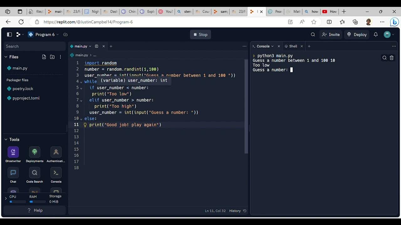 main py Program 6 Replit - YouTube