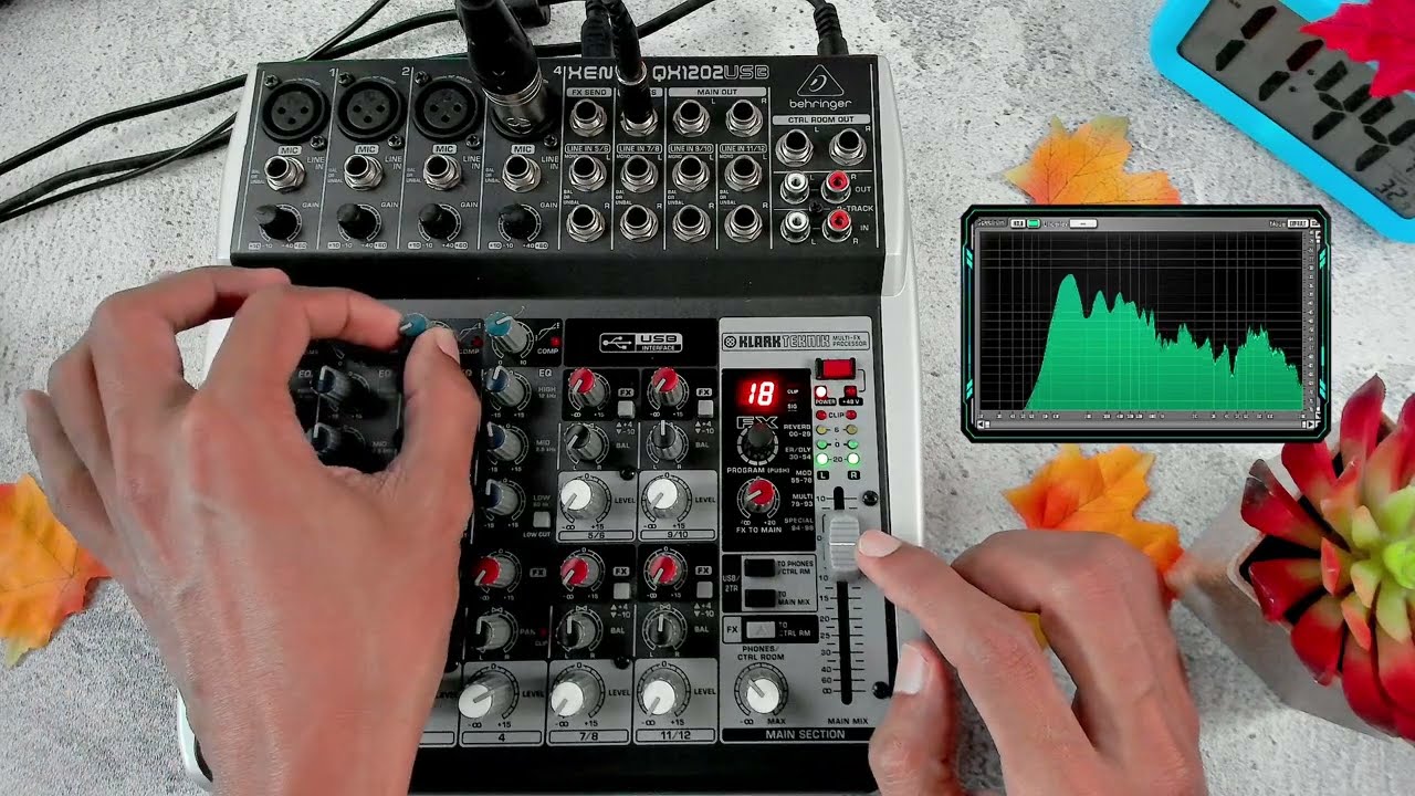 Cara Seting One Knob Compressor (COMP) di Mixer Behringer - YouTube