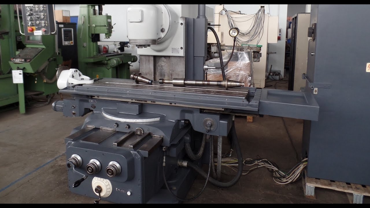 WMW FU 400 2-PS Universal Milling Machine - YouTube
