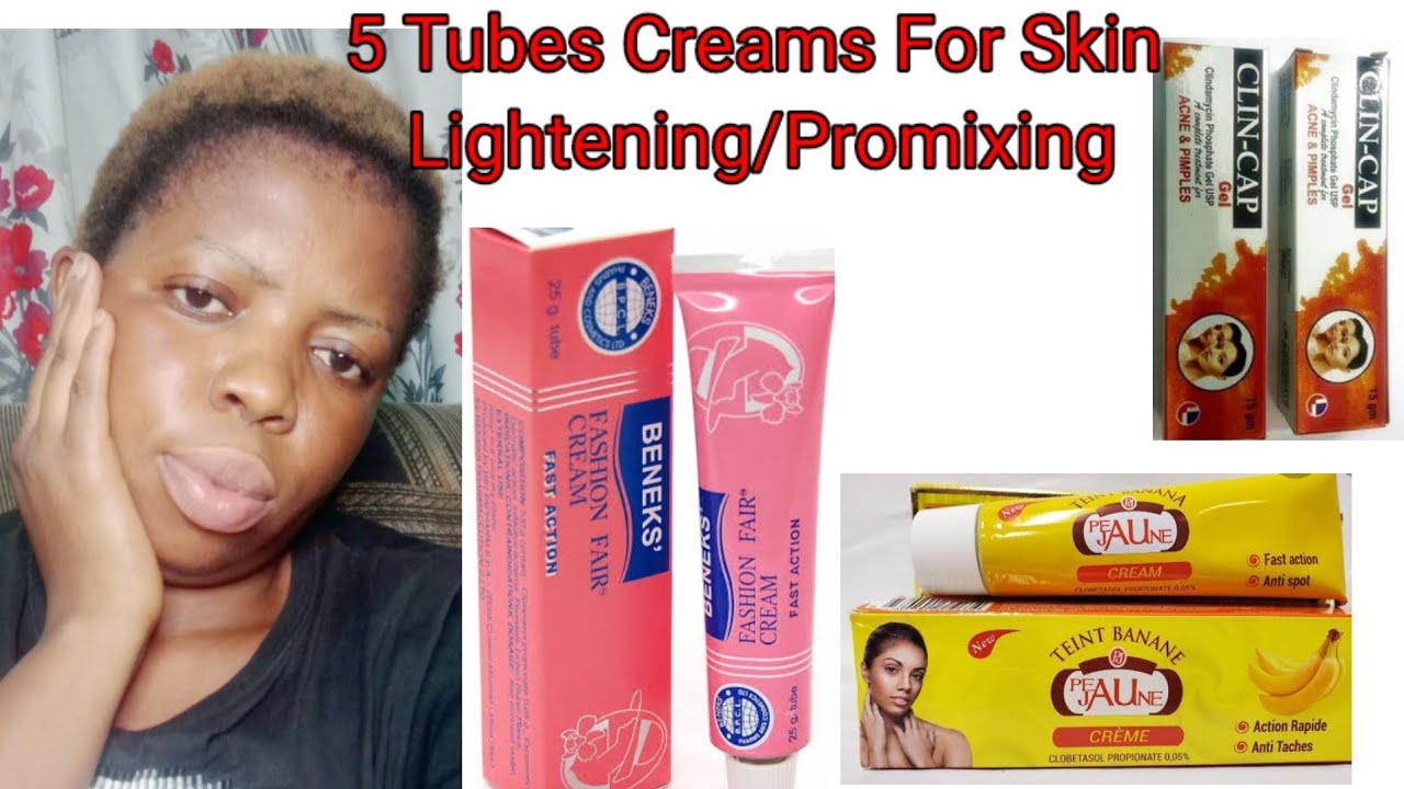 Tube Creams For Skin Lightening/What to know before Using it.# ...