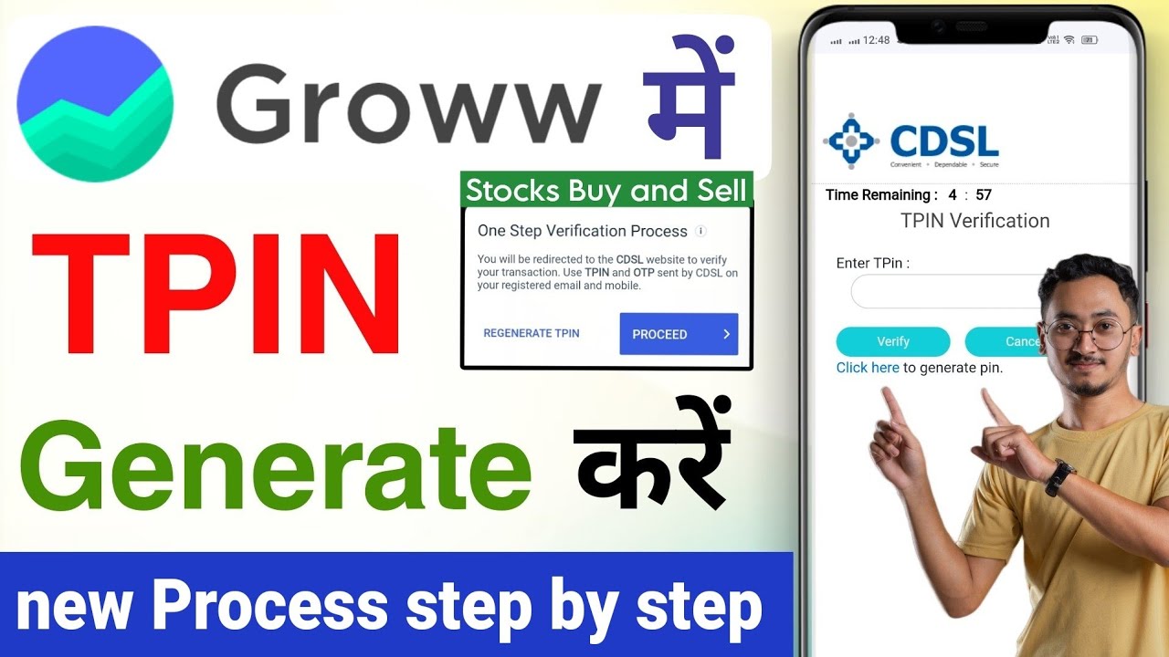 Groww TPin kaise generate kare | How Generate TPin in CDSL | How to ...