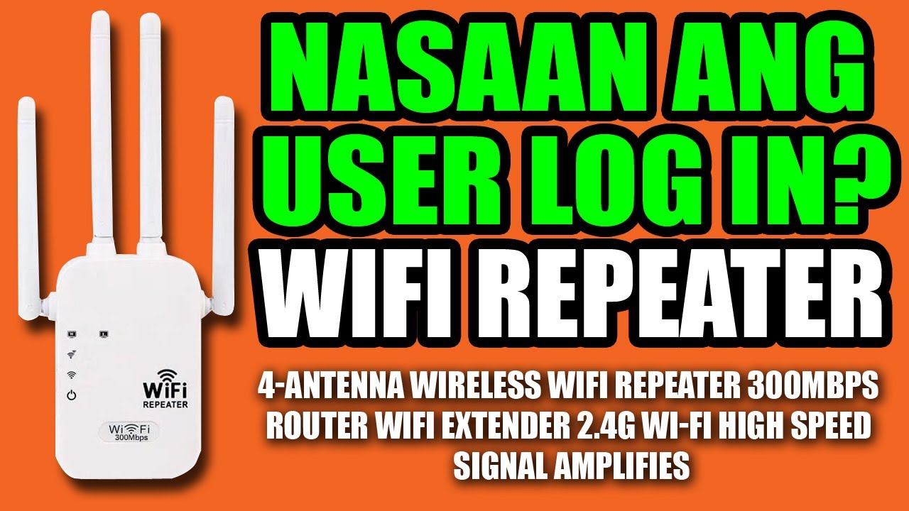 HOW TO INSTALL/SETUP 4-Antenna Wireless WiFi Repeater 300Mbp Router ...