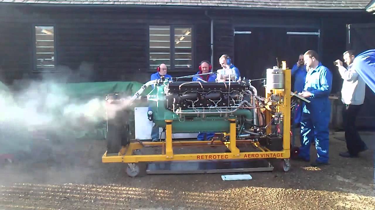 Yak aircraft engine running - YouTube