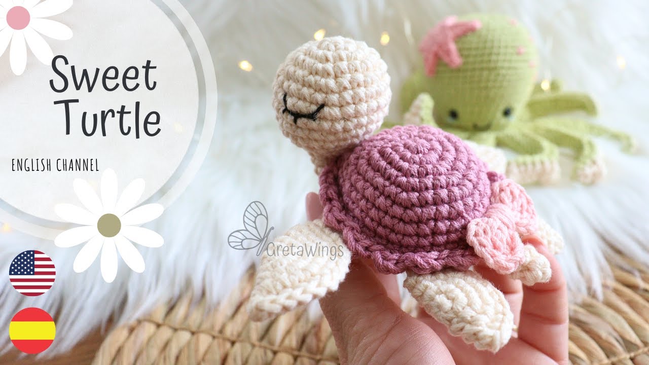 Amigurumi Tortuga Tutorial Patrón De Crochet GRATIS Tortuga/ Tutorial
