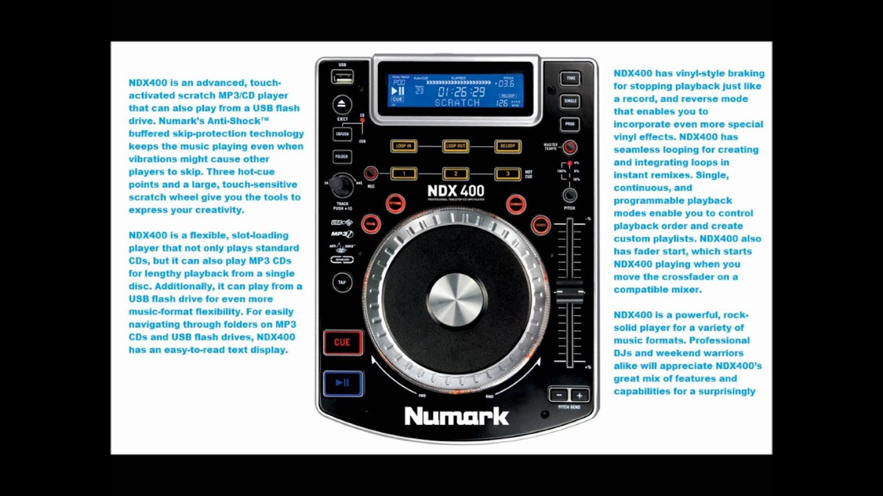 Numark NDX-400 - YouTube