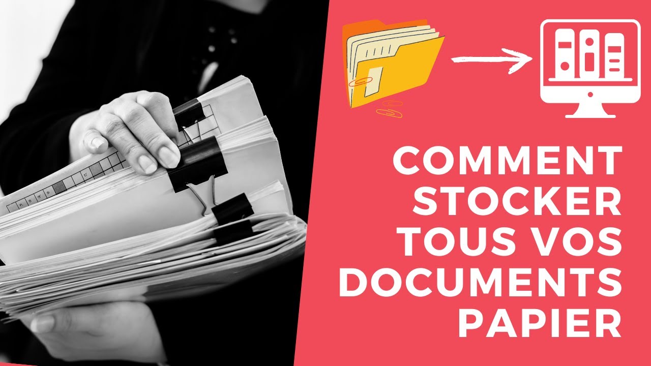 Comment stocker tous vos documents papier en toute sécurité - YouTube