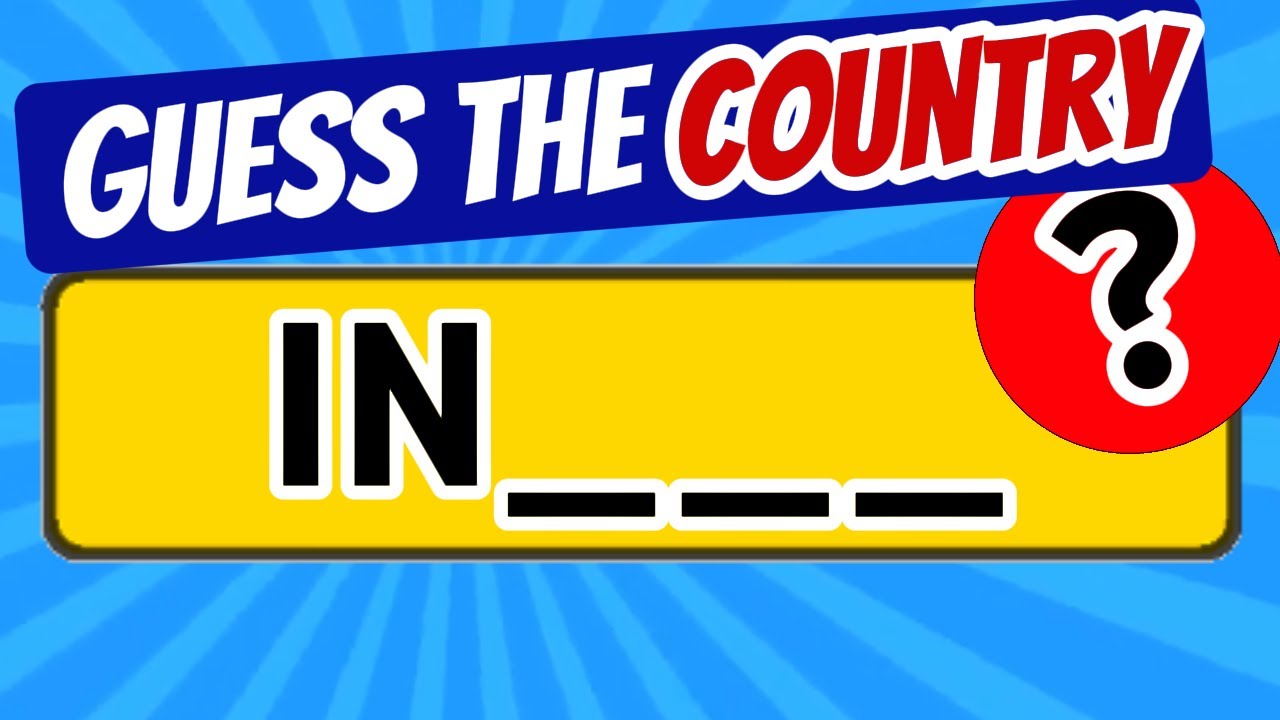 Guess The Country By 2 Letters | Country Quiz - YouTube