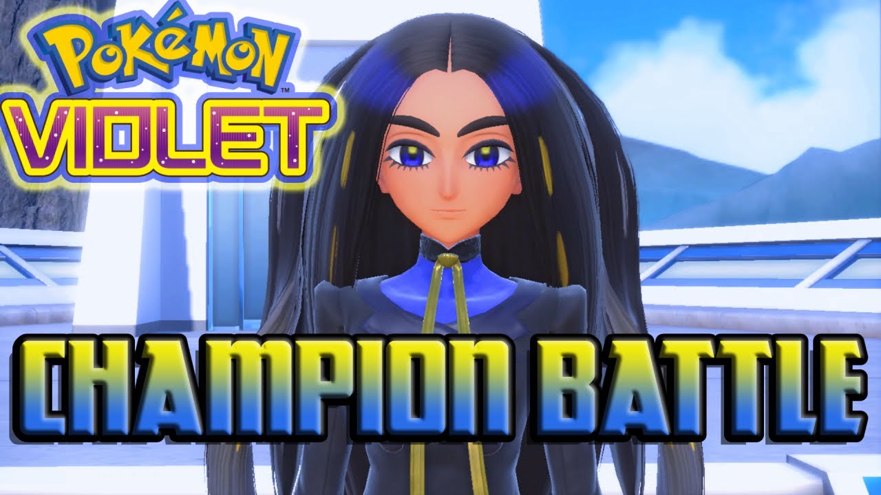 Pokémon Violet- Champion Battle#pokemon #pokemonviolet #championsleague ...