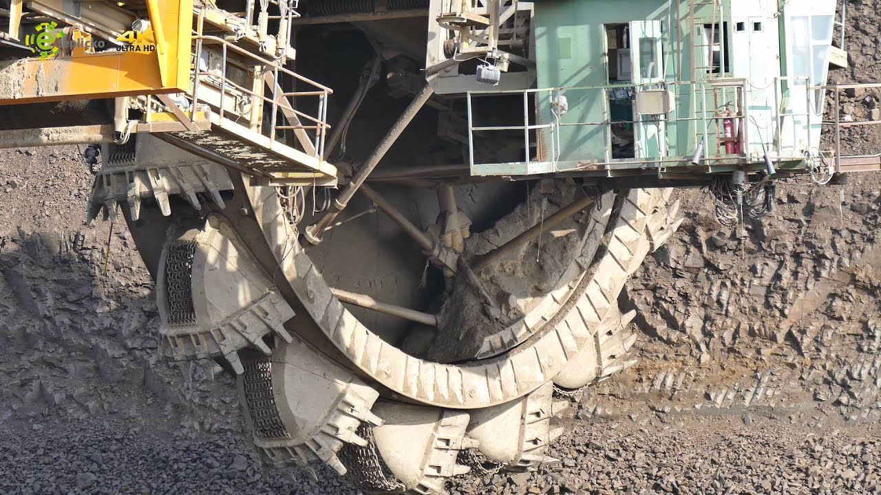4K VIDEO: Lom Bílina - Coal Mine Bilina, Czech Republic - YouTube