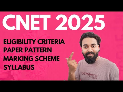 CNET 2025 full Details | Eligibility Criteria | Paper Pattern | Marking ...