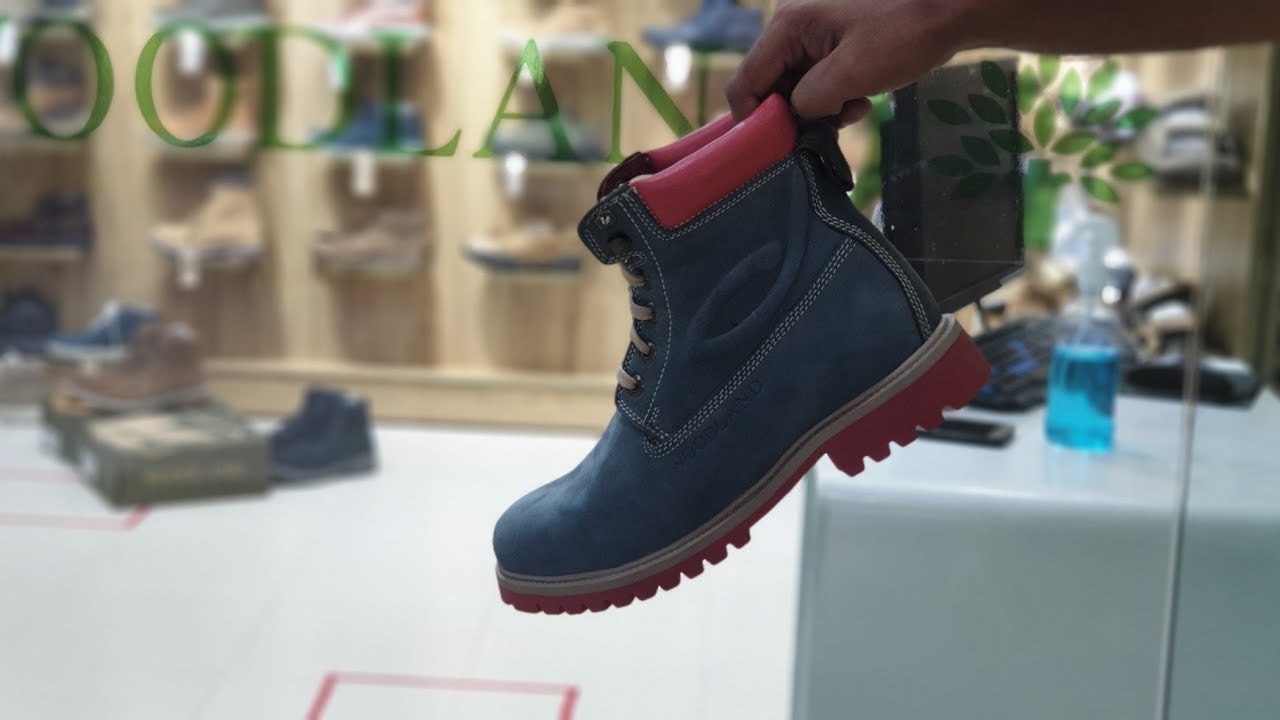 WOODLAND HIGH NECK LEATHER BOOT FOR MEN || OUTDOOOR BOOT || - YouTube