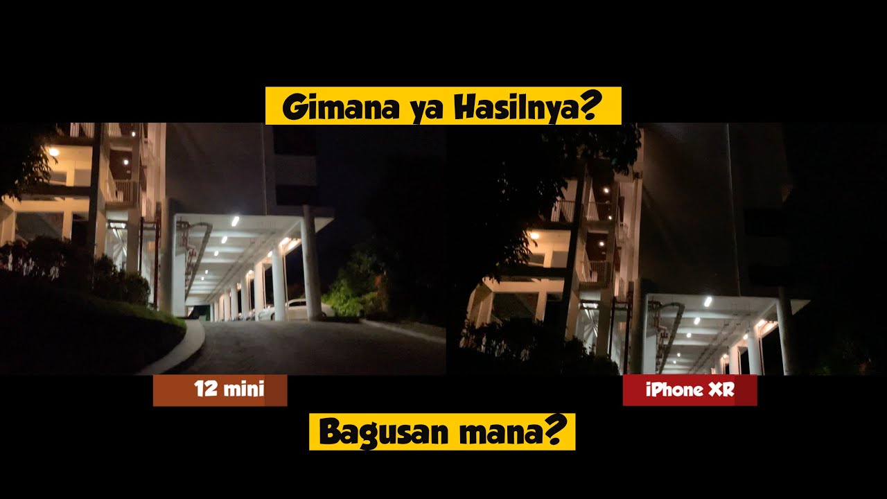 Video 1080p 60fps iPhone 12 mini vs iPhone XR - YouTube