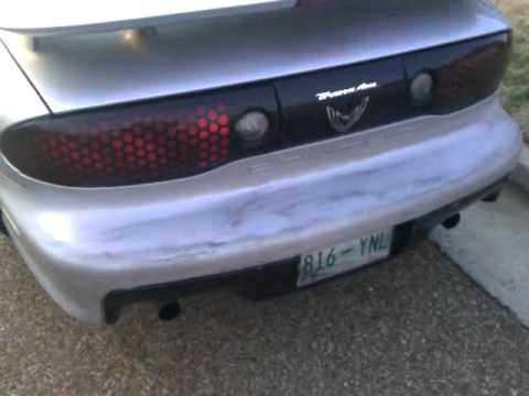 1996 Trans Am Straight Pipe - YouTube