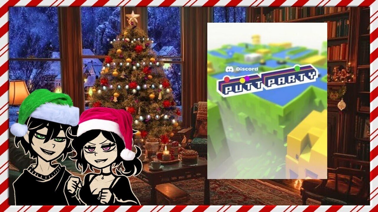 Andy and Leyley Play Discord Golf Putt Party for Christmas - YouTube