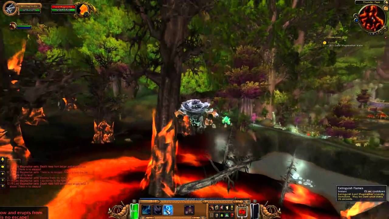 Dealing with Lord Magmathar in Ashenvale - Cataclysm (beta) - YouTube