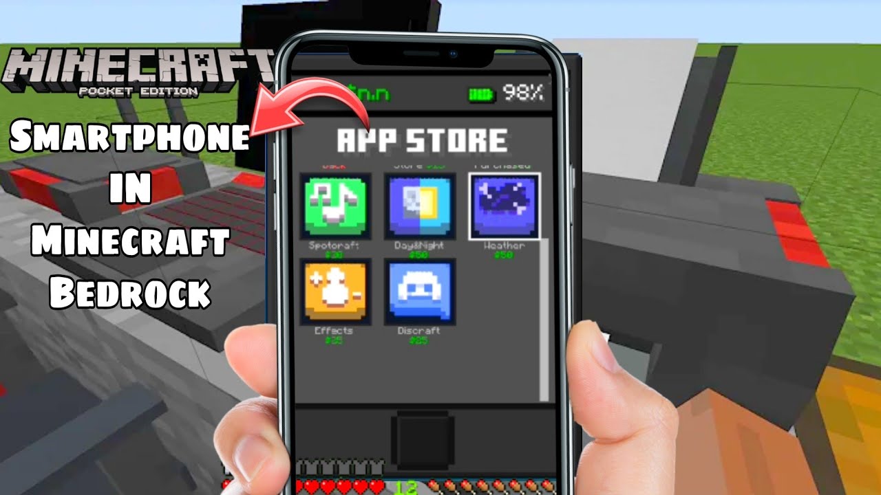 🤯Smartphones ADDON/MOD Celulares Que FUNCIONAN para MINECRAFT BEDROCK [1.18+] - YouTube