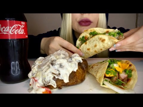 Asmr mukbang asmrfood tako taco 🌮 - YouTube
