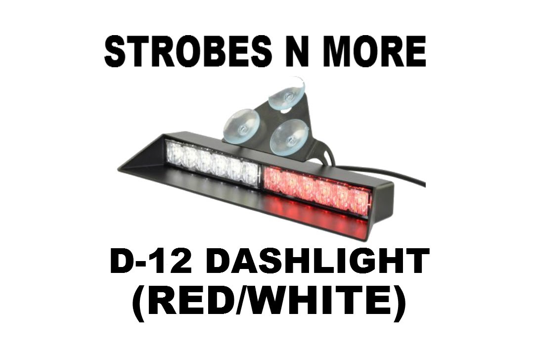 Strobes N' More D-12 (Red/White) - YouTube