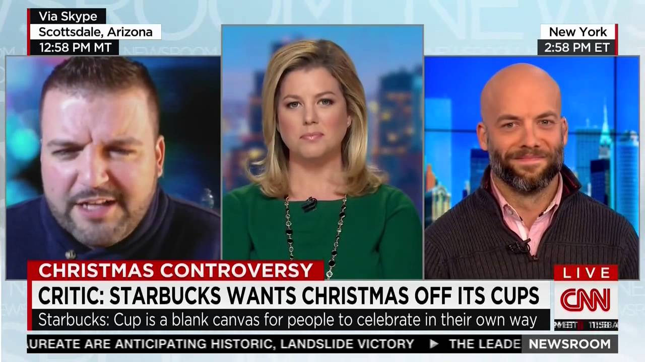Some Dude Josh Feuerstein Goes Full Bonkers on CNN over Starbucks Cups ...
