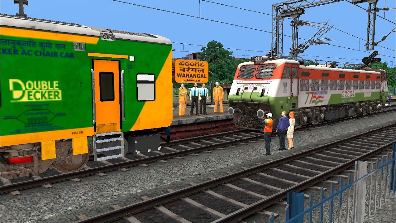 DIESEL to ELECTRIC LOCOMOTIVE CHANGE| BUMPY RAILROAD | Train Simulator |Railworks 3 | Railfans ...
