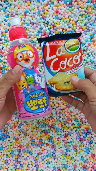 mencari dan menemukan jajanan paldo pororo, la coco di dalam kardus #huntingjajan #jajanan # ...