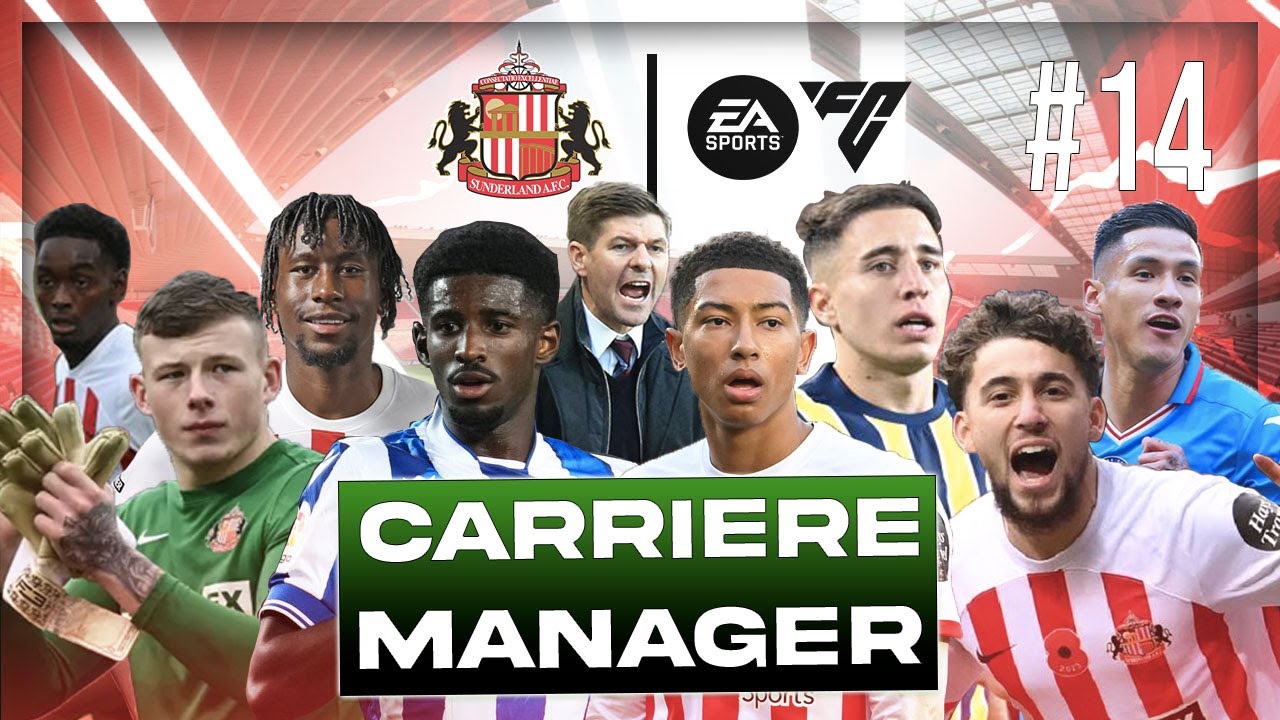 FC 24 | CARRIÈRE MANAGER SUNDERLAND : (FINALE) - LES PLAY-OFFS : PROMOTION EN PREMIER LEAGUE ...