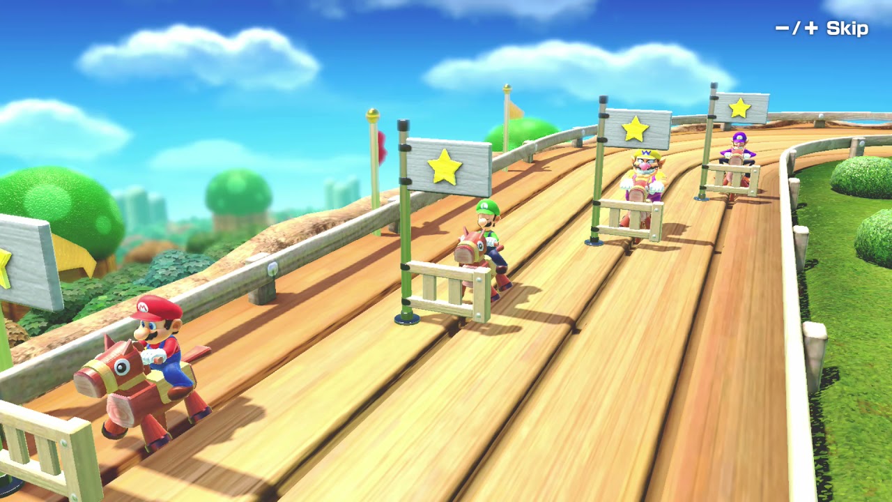 Mario Party SuperStars - MiniGames - Rockin' Raceway (Free For All ...