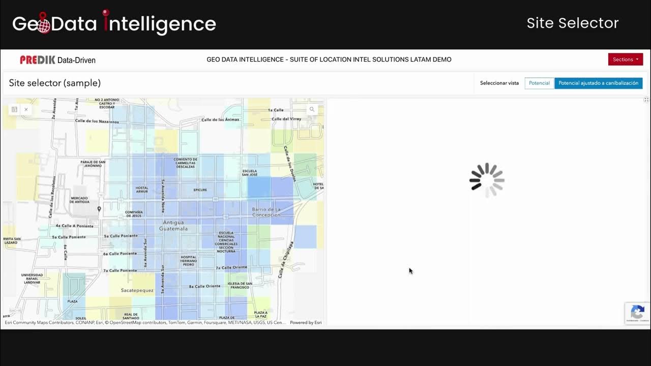(Site selector) Evalúe el potencial de una ubicación #geodata - YouTube