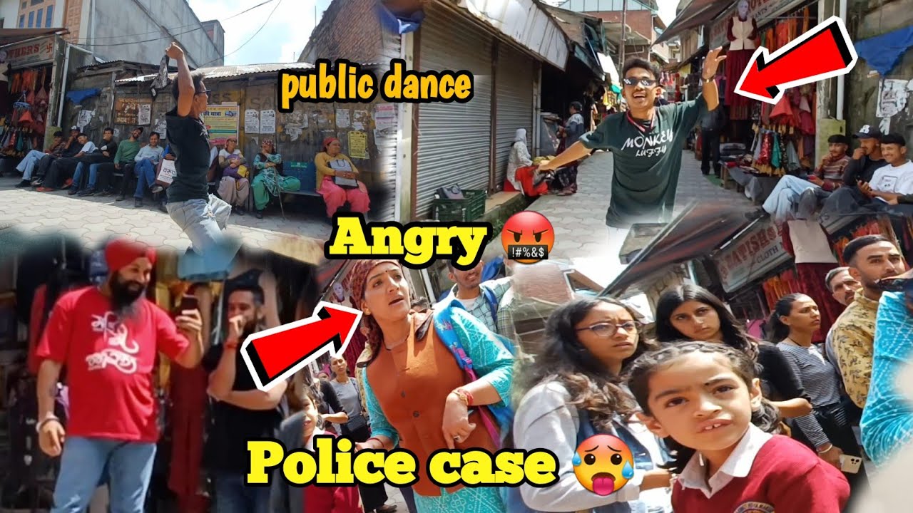 angry 🤬lady public crazy dance prank @Rameshtmvlogs |crazy reaction ...