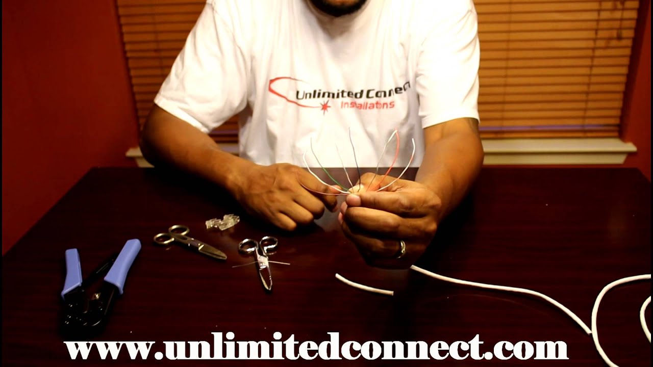 How to make a Cat5/RJ45 Ethernet patch cable in less than 3 minutes ...