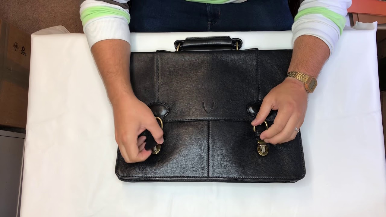 Hidesign Parker 03 briefcase walk through - YouTube