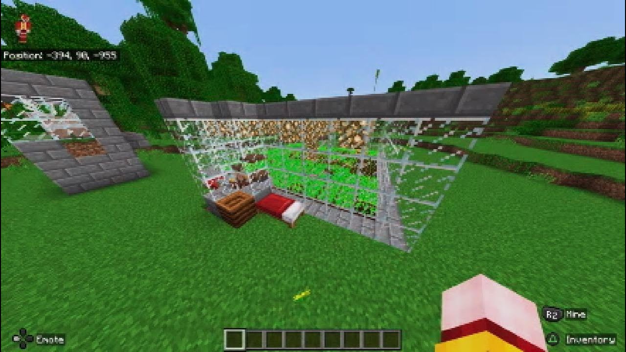 Infinite Automatic Crops Farm Minecraft Tutorial - YouTube