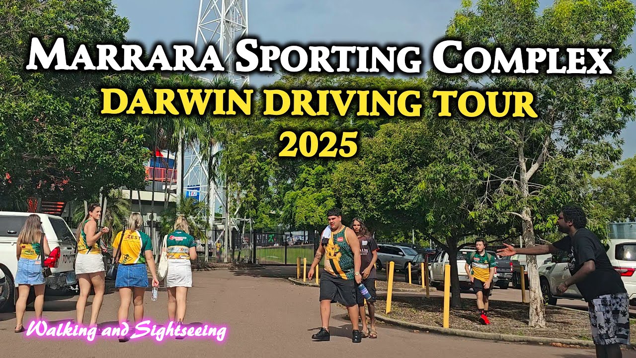 DARWIN NT AUSTRALIA 🇦🇺 DRIVING TOUR 2025🚗MARRARA SPORTING COMPLEX🏉NTFL ...