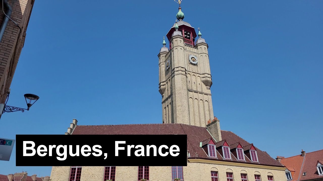 Bergues (France) walking tour, 30 May 2021 [4K] - YouTube