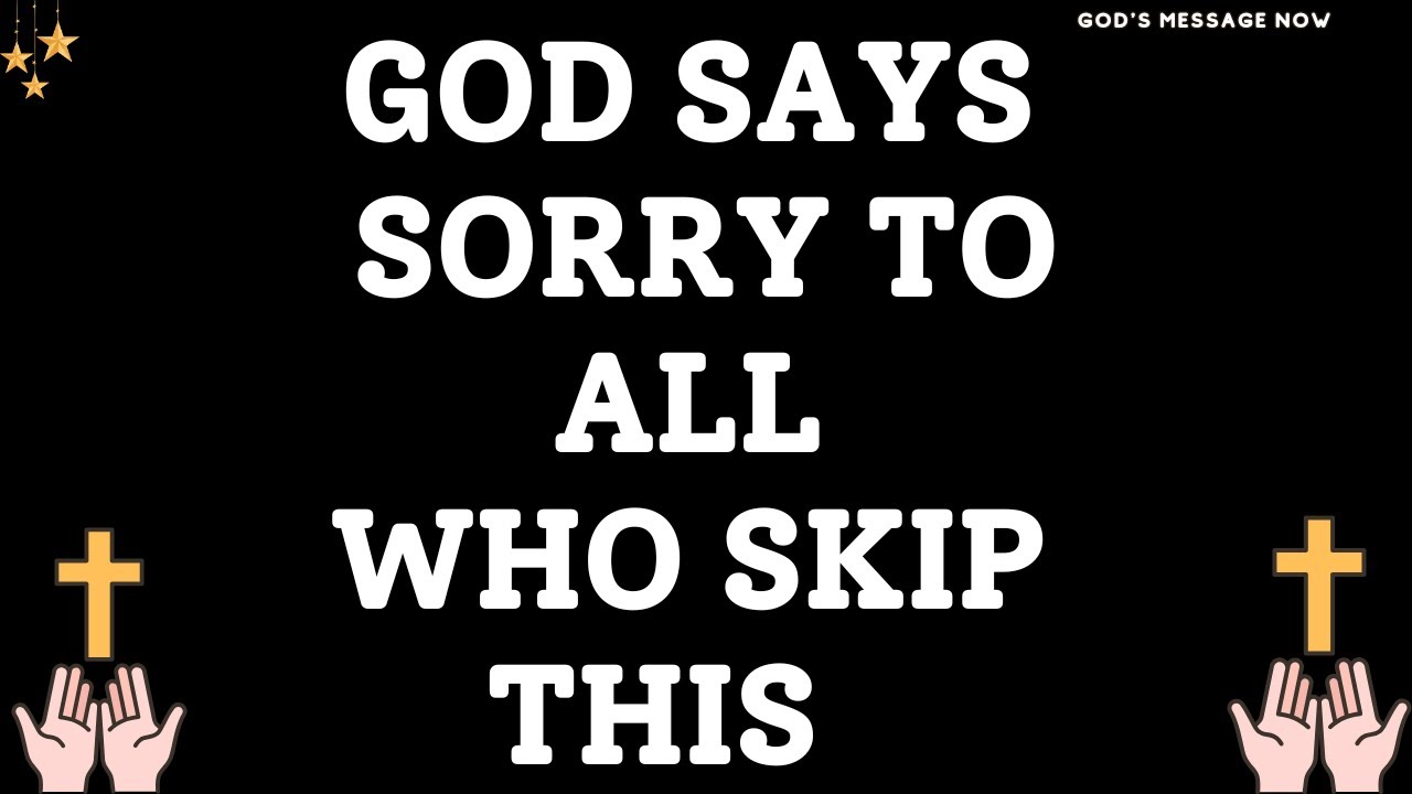 11:11 GOD SAYS SORRY TO ALL ! GOD MESSAGE TODAY ! PROPHETIC WORD TODAY ...