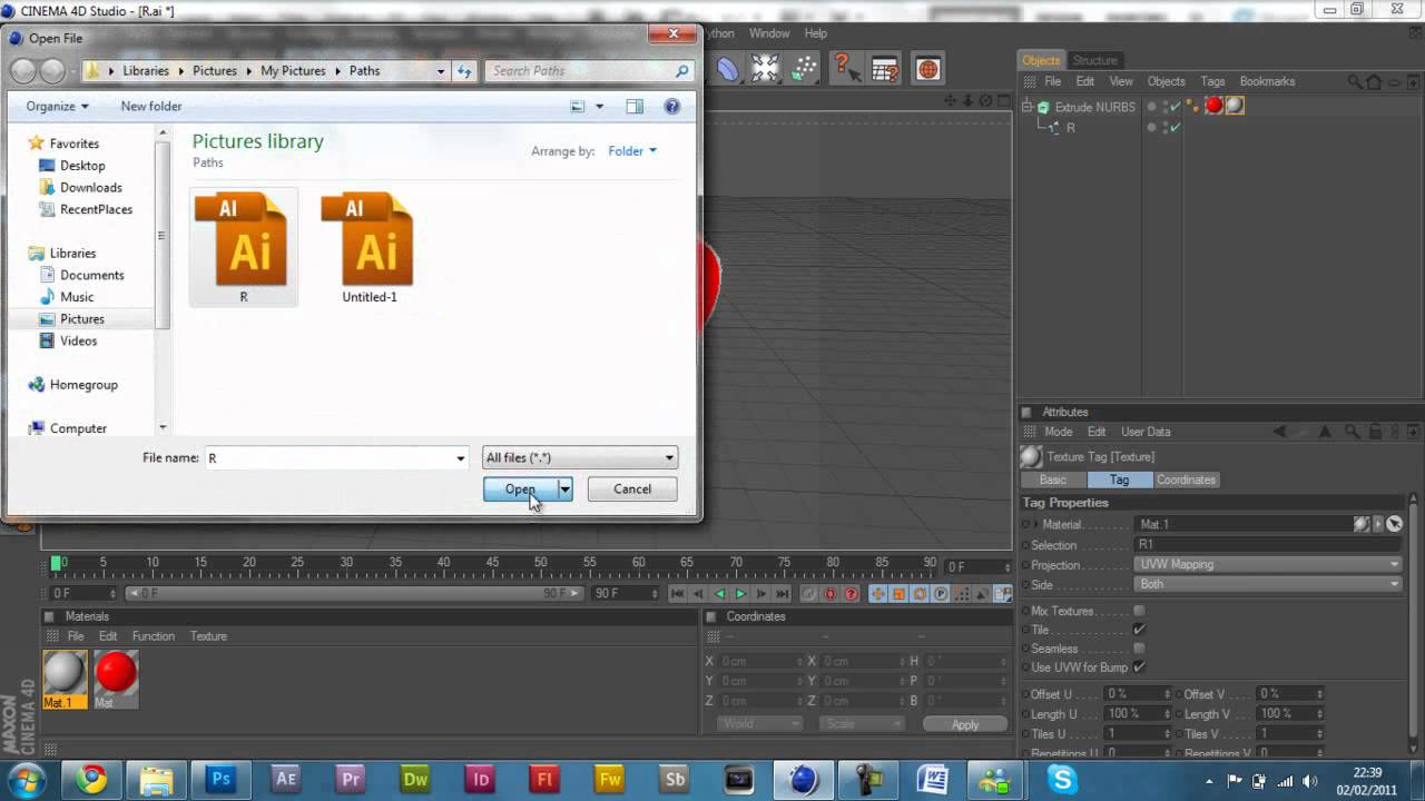 Exporting From Photoshop to Cinema 4D - YouTube