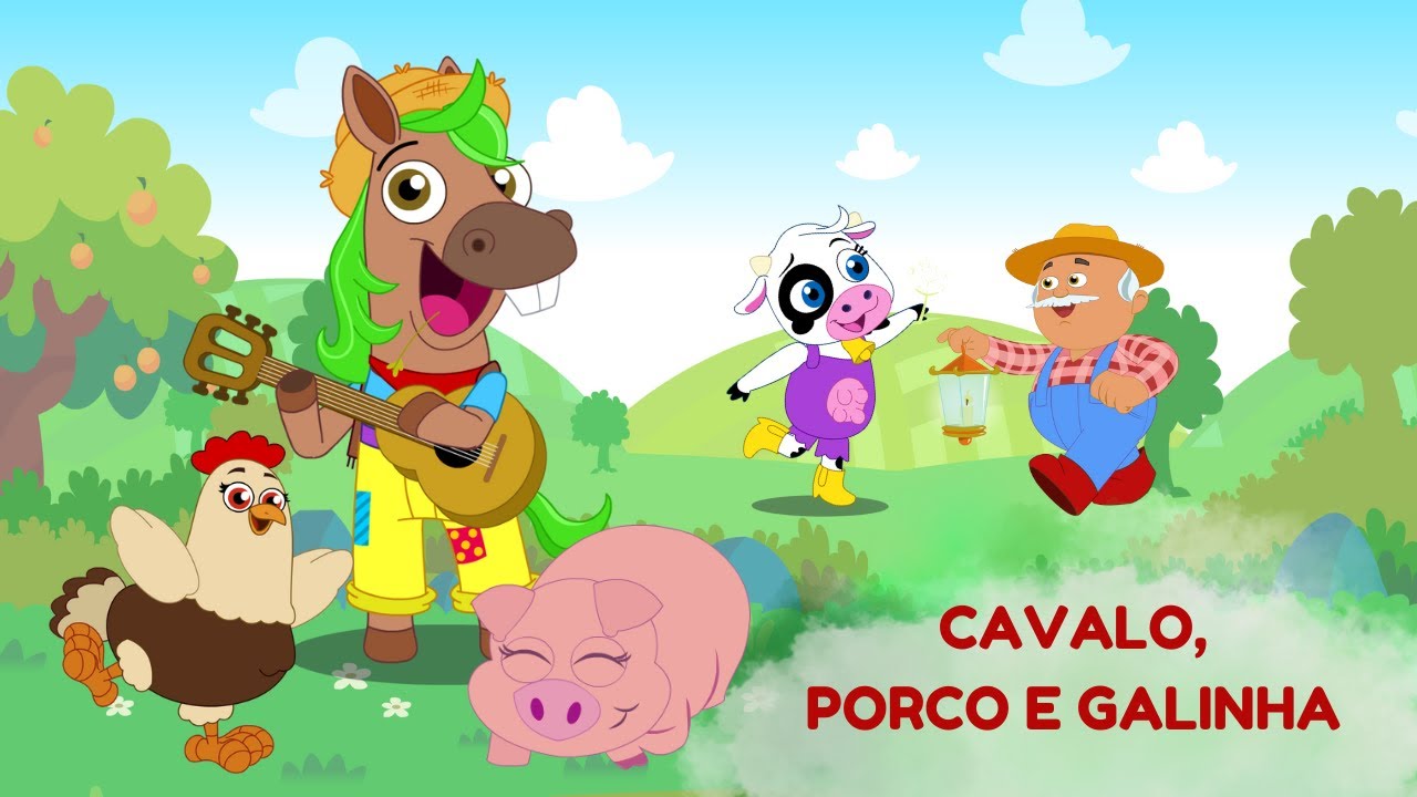 Cavalo, porco e galinha • Música dos animais - Jeca & Muuu - YouTube