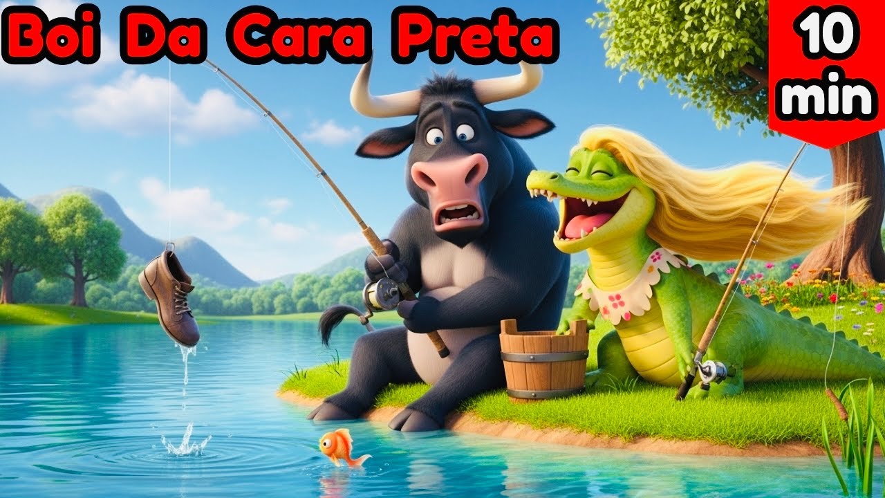 🎶 As Melhores Aventuras do Boi da Cara Preta e Cuca | 10 Minutos de Música Infantil Divertida ...