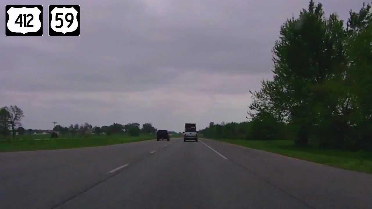 Eastbound US Highway 412, Tulsa OK to Siloam Springs, AR (Part 4) - YouTube